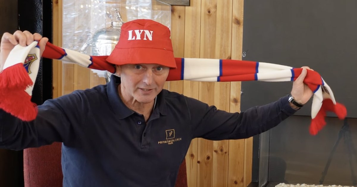 I peisestuen med Christian Falkenberg / Lyn 1896